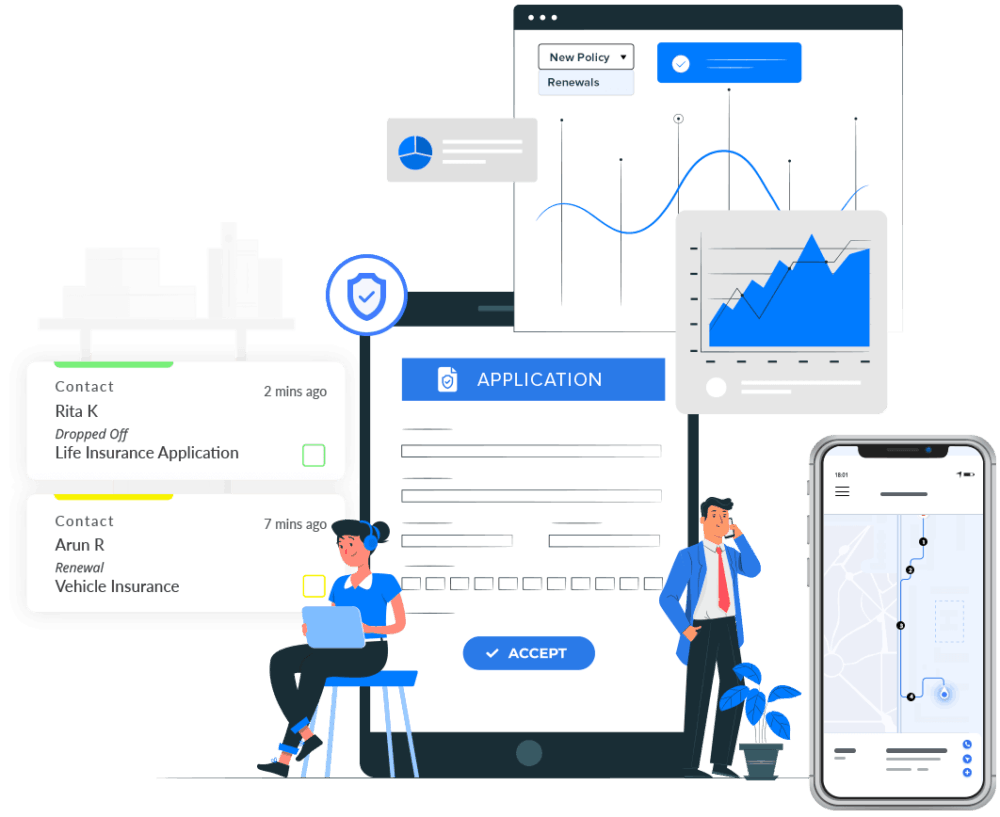 Insurance CRM Software - CRM For Insurance Companies | LeadSquared