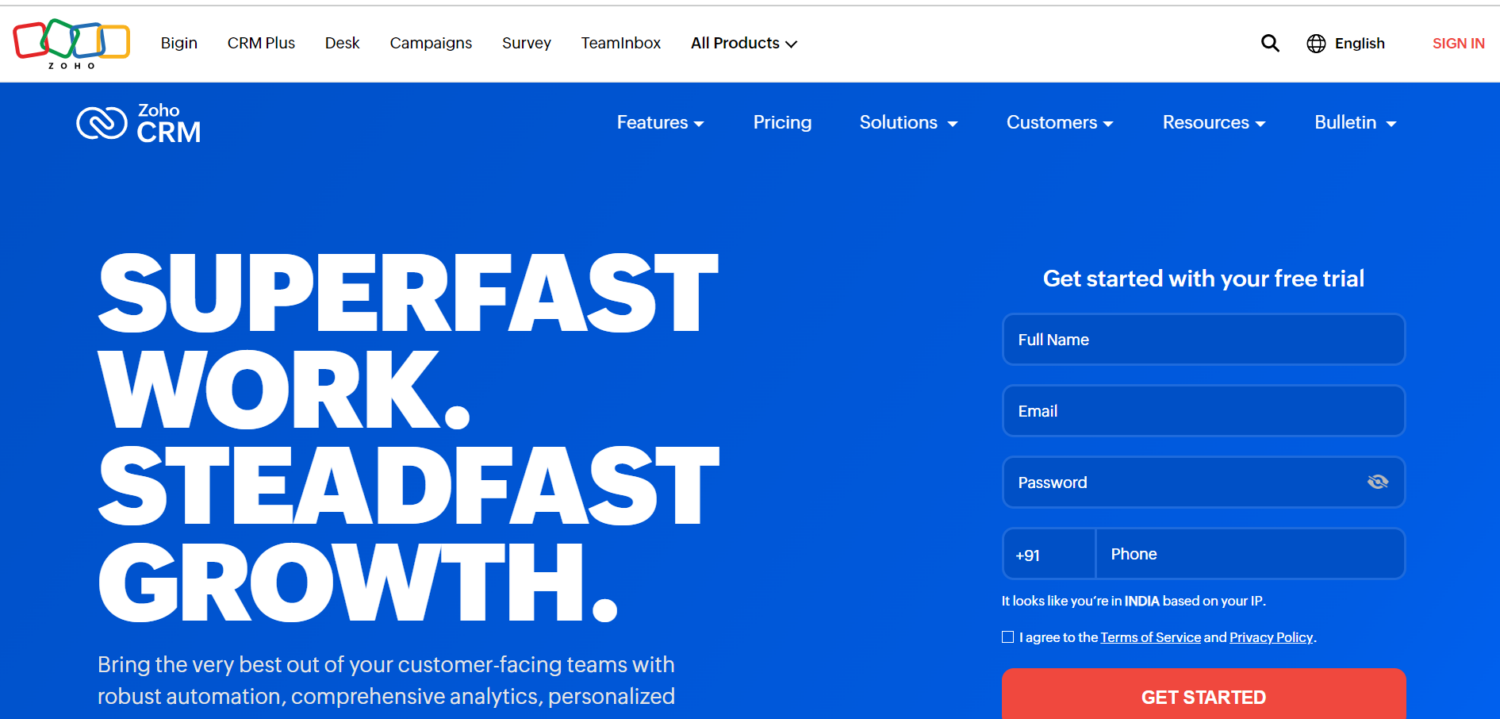 15 Best CRM Software in India
