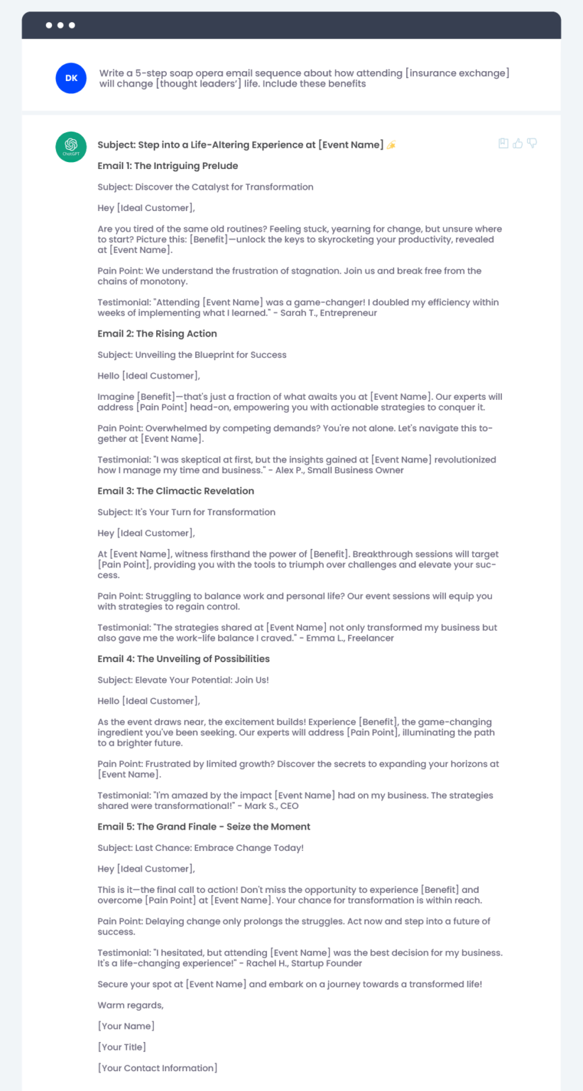 Ready-to-Use 65 ChatGPT Prompts For Marketing [+Examples]